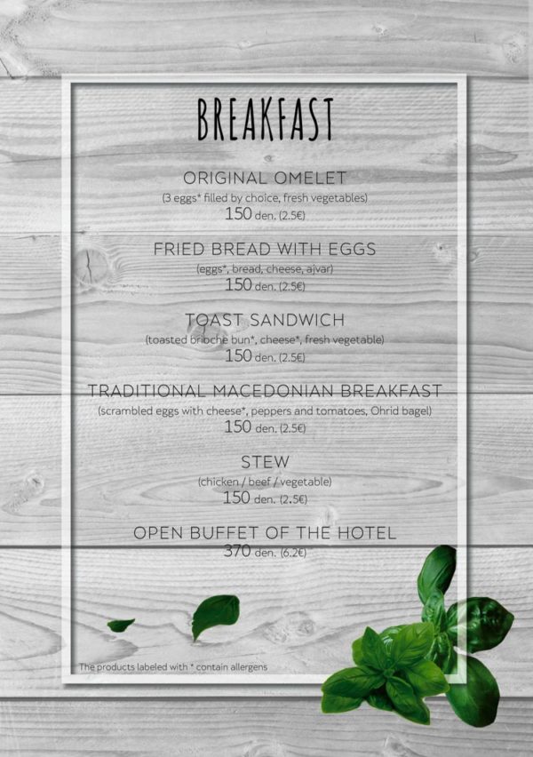 SU Restaurant & Bar - Menus.mk